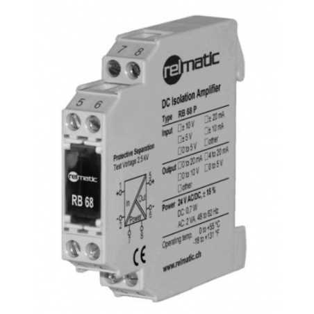 Universal isolation amplifier RB68